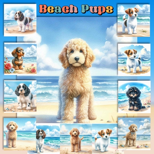 Beach Pups 9 - CUP1333820_77133 | Craftsuprint