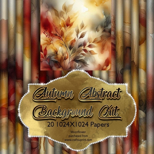 Autumn Abstract Background Kit - CUP1336585_77133 | Craftsuprint