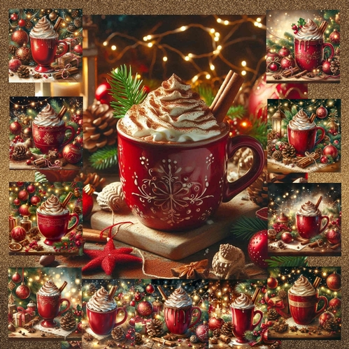 Festive Hot Chocolate - CUP1337972_77133 | Craftsuprint