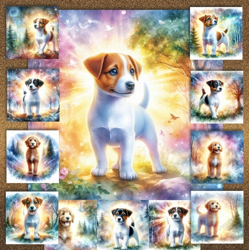 Dreamy Forest Pups 5 - CUP1340318_77133 | Craftsuprint