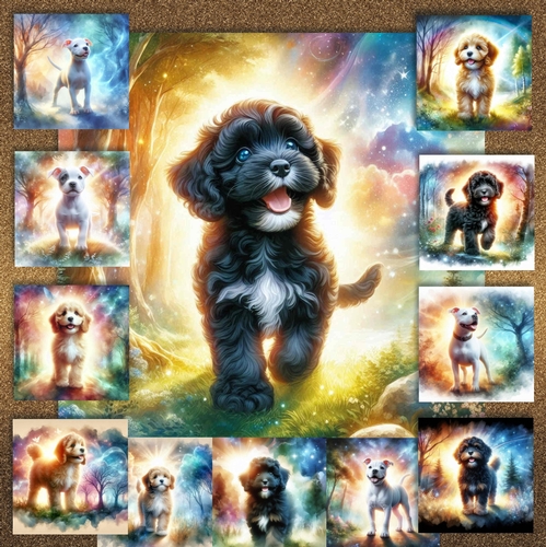 Dreamy Forest Pups 6 - CUP1340319_77133 | Craftsuprint