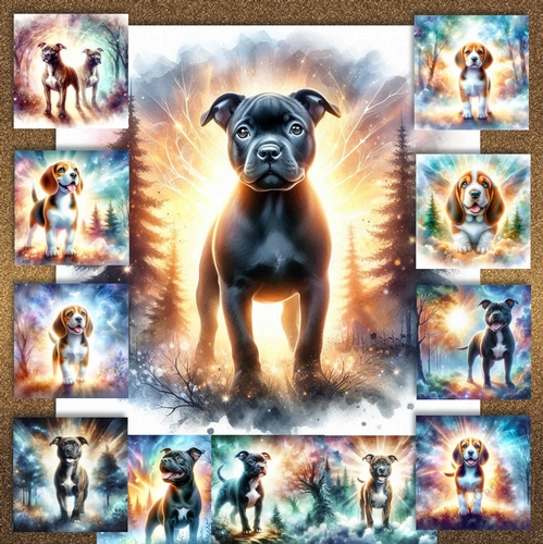 Dreamy Forest Pups 7 - CUP1340320_77133 | Craftsuprint