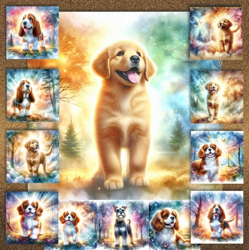 Dreamy Forest Pups 8 - CUP1340321_77133 | Craftsuprint