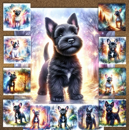 Dreamy Forest Pups 11 - CUP1340324_77133 | Craftsuprint