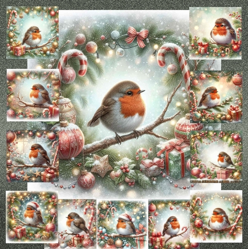 Festive Robin - CUP1344063_77133 | Craftsuprint
