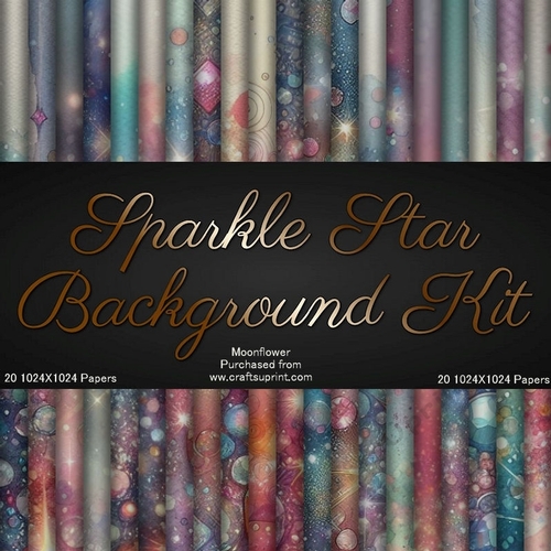 Sparkle Star Background Kit - CUP1346759_77133 | Craftsuprint