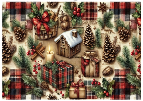 Rustic Christmas Farmhouse Background 5 - CUP1347084_77133 | Craftsuprint