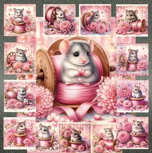 Cotton Reel Mouse - CUP1351060_77133 | Craftsuprint