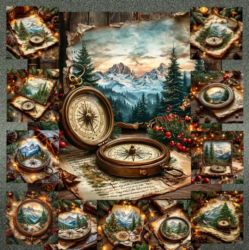 Christmas Compass - CUP1351419_77133 | Craftsuprint