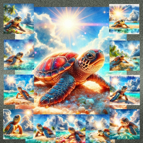 Sunny Beach Turtle - CUP1351754_77133 | Craftsuprint