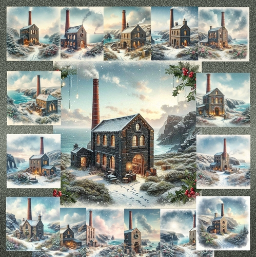 Festive Engine Houses CUSTOMER REQUEST - CUP1351808_77133 | Craftsuprint