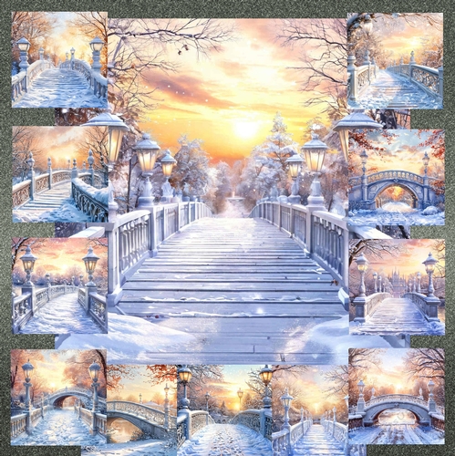 Winter Snow Bridge - CUP1352911_77133 | Craftsuprint