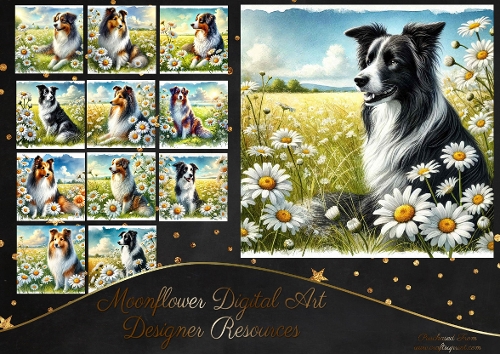 Daisy Dream Dogs 4 - CUP1357333_77133 | Craftsuprint