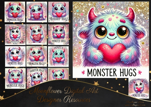 Monster Hugs - CUP1358024_77133 | Craftsuprint