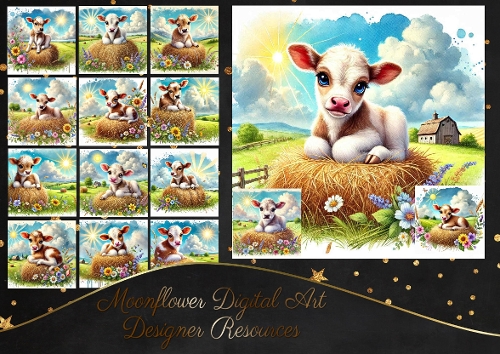 Cow Stack - CUP1358232_77133 | Craftsuprint