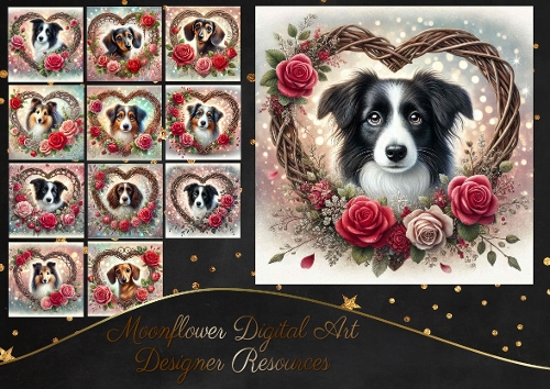 Paws Of The Heart 4 - CUP1358254_77133 | Craftsuprint
