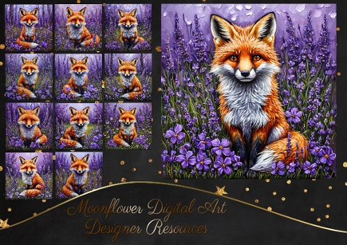 Lavender Fox - CUP1358714_77133 | Craftsuprint
