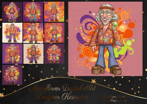 Hippy Dude - CUP1361384_77133 | Craftsuprint