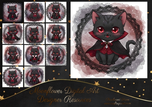 Vamp Kitty - CUP1362953_77133 | Craftsuprint