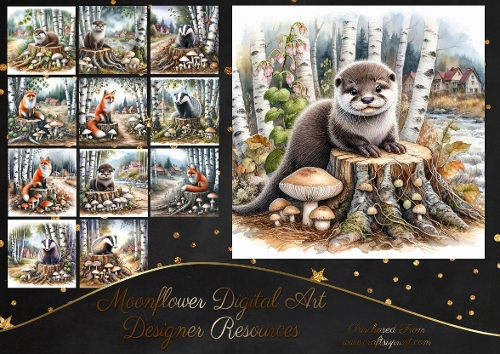 Mixed Forest Animals - CUP1365231_77133 | Craftsuprint