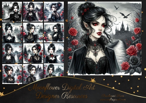 Vampire Rose - CUP1366177_77133 | Craftsuprint