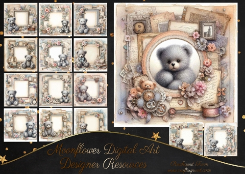 Beautiful Bear Frames - CUP1375686_77133 | Craftsuprint
