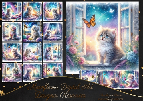 Window Kittens 2 - CUP1378417_77133 | Craftsuprint