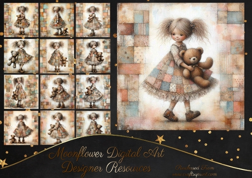 Patchwork Girl - CUP1383577_77133 | Craftsuprint
