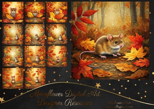 Autumn Mice 2 - CUP1388092_77133 | Craftsuprint