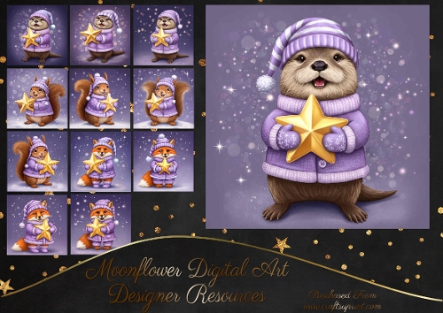 Christmas Star Animals - CUP1390745_77133 | Craftsuprint