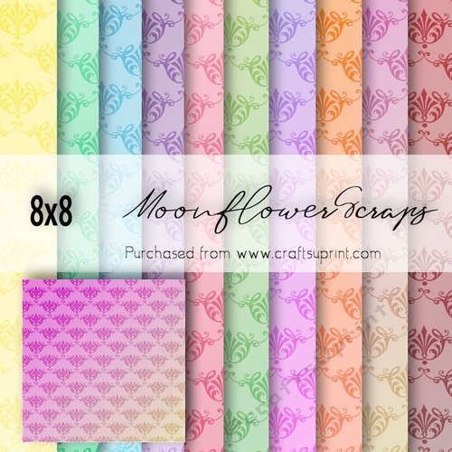 8x8 Gradient pattern backgrounds - CUP826107_77133 | Craftsuprint