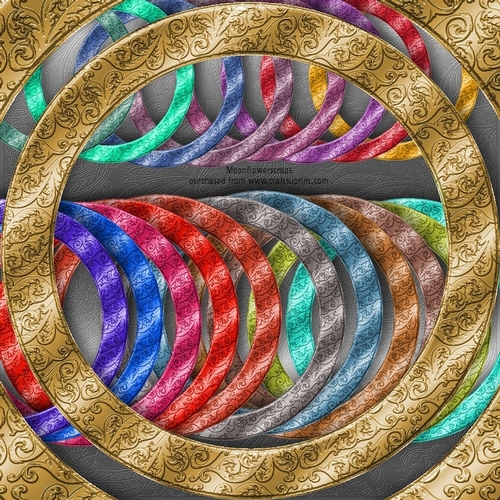 8x8 embossed circle frames - CUP860988_77133 | Craftsuprint