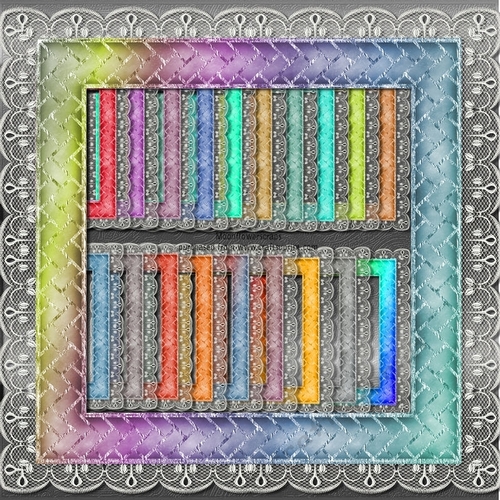 20 Lace trim frames - CUP864970_77133 | Craftsuprint