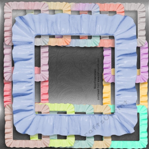 8x8 Frilly Frames - CUP902681_77133 | Craftsuprint