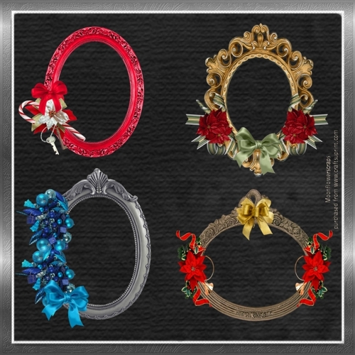 Christmas Cluster Frames - CUP906165_77133 | Craftsuprint