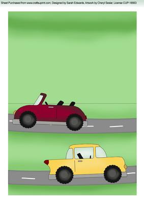 Cars Over the Edge - CUP120148_172 | Craftsuprint