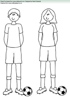 Football Teens Digital Stamps - CUP125849_172 | Craftsuprint