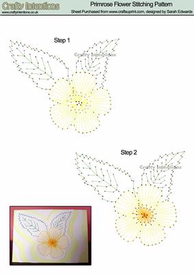 Primrose Flower Stitching Pattern - CUP12689_172 | Craftsuprint