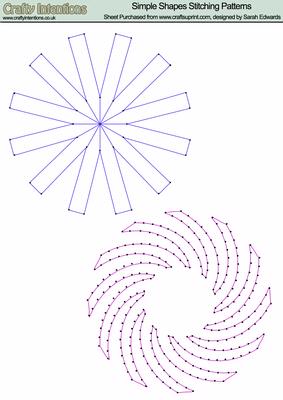 Simple Shapes Stitching Patterns - CUP12830_172 | Craftsuprint