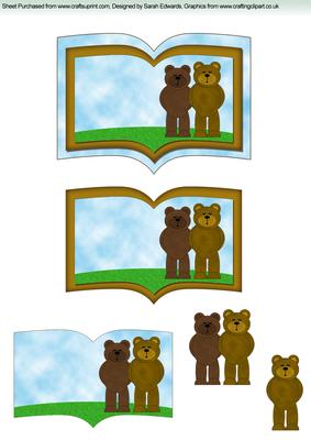 Teddy Bears Book Sheet - CUP131360_172 | Craftsuprint