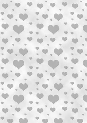 Silver Hearts Backing Paper - CUP146372_172 | Craftsuprint