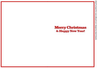 Merry Christmas A5 Insert - CUP159302_172 | Craftsuprint