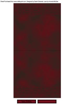 5x5 Red & Black Card Base - CUP160267_172 | Craftsuprint