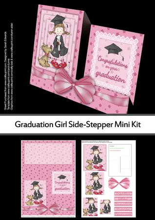Graduation Girl Side-stepper Mini Kit - CUP390183_172 | Craftsuprint