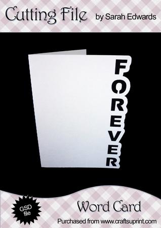 Forever Word Card - CUP701598_172 | Craftsuprint