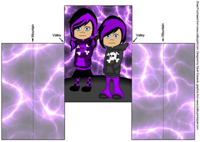 Emo Kids Castle Card Sheet 1 - CUP95910_172 | Craftsuprint