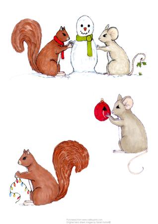 Snowy Critters - CUP203357_1066 | Craftsuprint