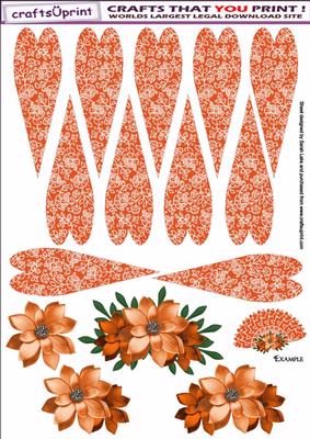 Fan Topper Step by Step - CUP33449_27 | Craftsuprint