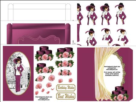 Edwardian Pillow Card - CUP78374_27 | Craftsuprint