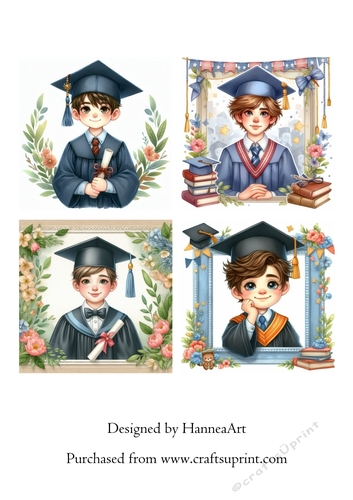 Graduation backgrounds, toppers - CUP1296075_73451 | Craftsuprint